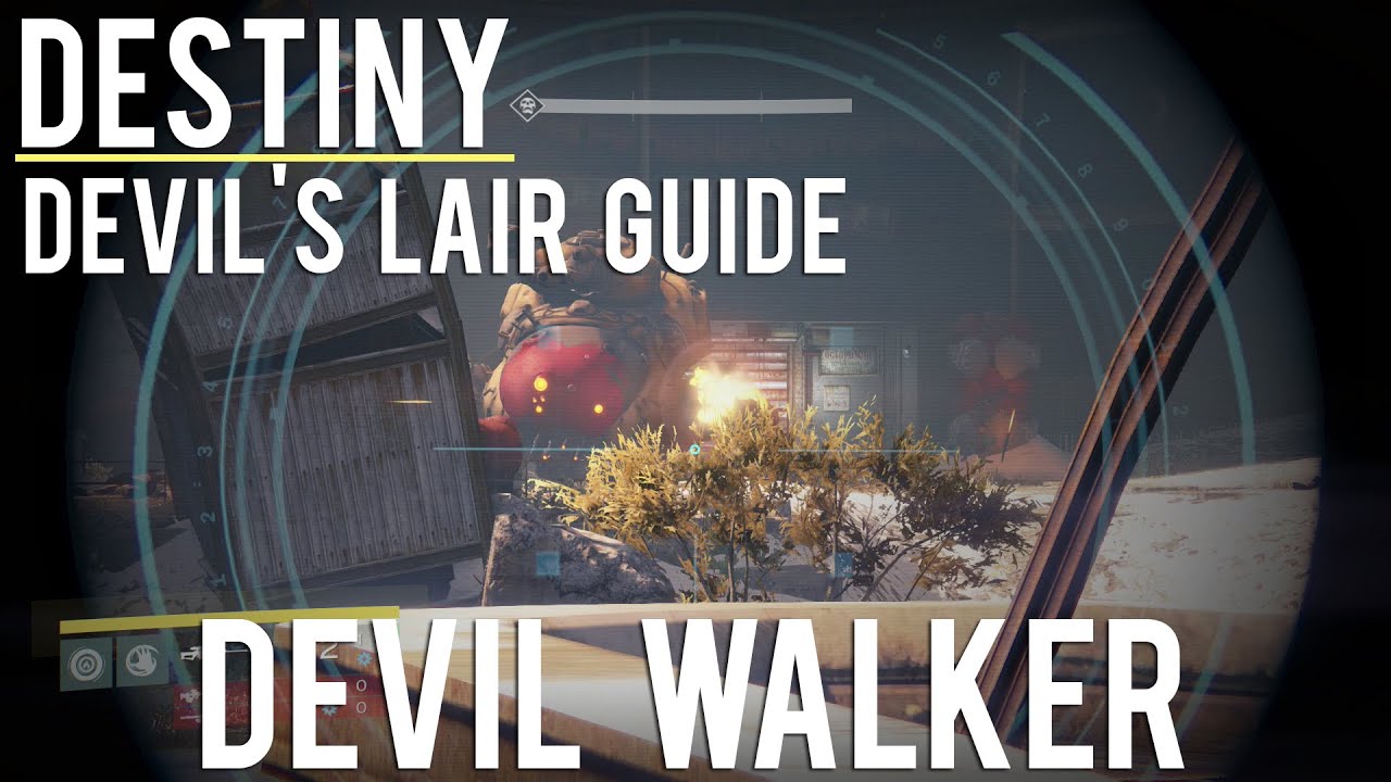 Destiny Boss Guide - Devil Walker (Nightfall Difficulty) - YouTube