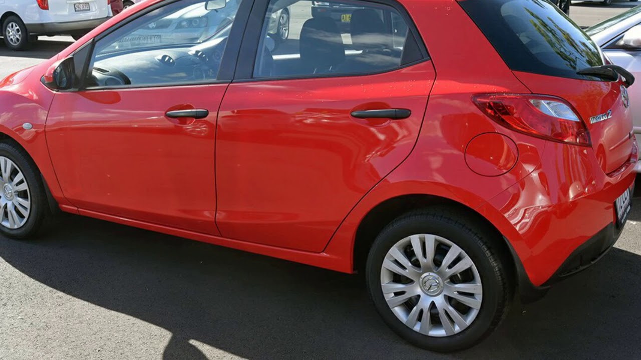 2008 Mazda 2 DE10Y1 Neo Red 5 Speed Manual Hatchback - YouTube