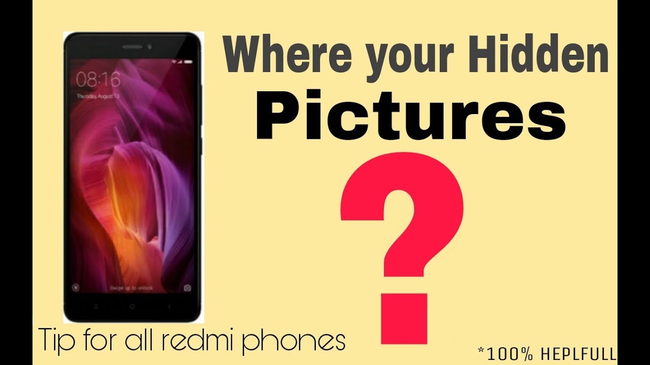How To See Hidden Photos In Redmi Phones - YouTube