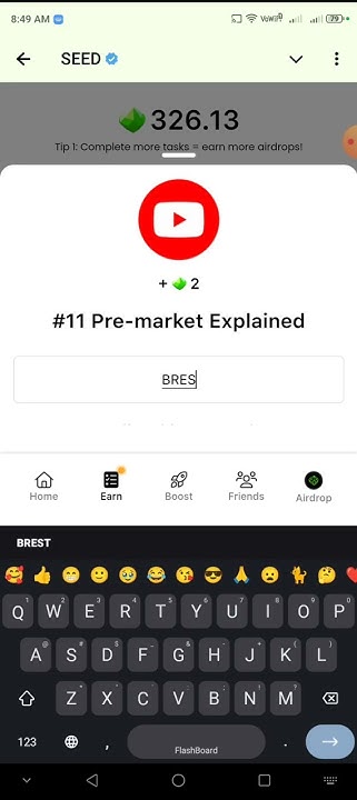 #11 SEED Verify Code | #11 Pre-market Explained | SEED'S New Video Code | Seed Video Code - YouTube