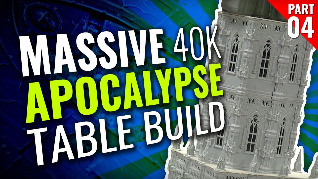 Massive 40K Apocalypse Gaming Table Build [Part Four] - YouTube