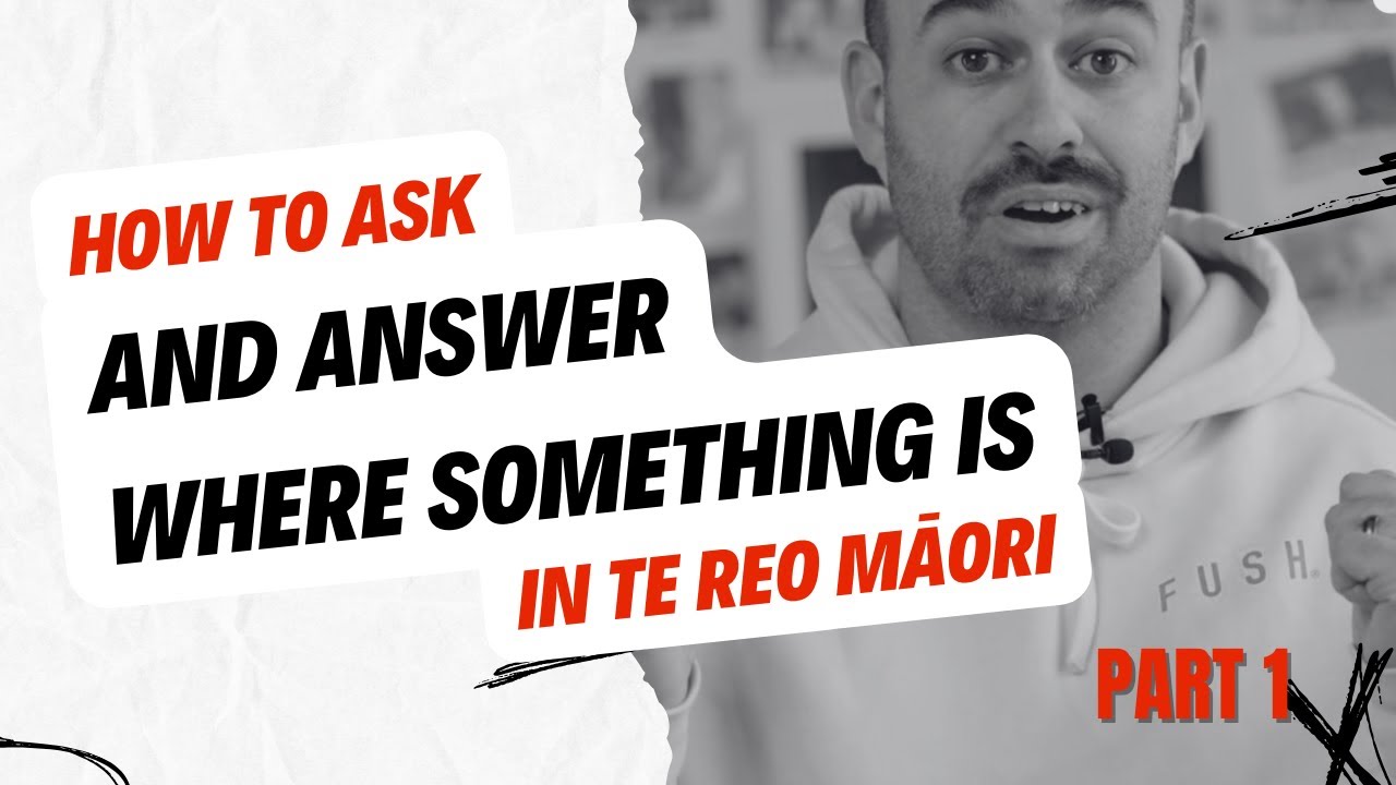 How to ask where something is in te reo Māori - YouTube