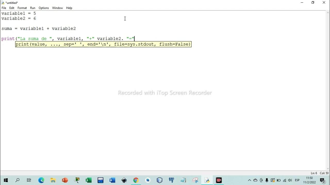 Suma de dos números utilizando Python - YouTube