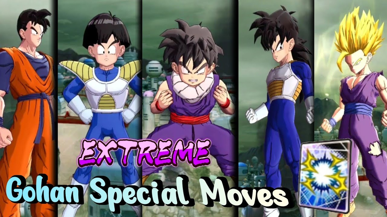 ALL EXTREME GOHAN SPECIAL MOVES 🔥 | DRAGON BALL LEGENDS | GOHAN SPECIAL ...