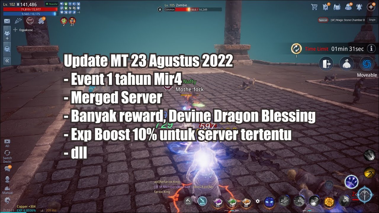 [MIR4 Global] Update Info Mir4 setelah MT lebih dari 12 jam. Event 1 ...