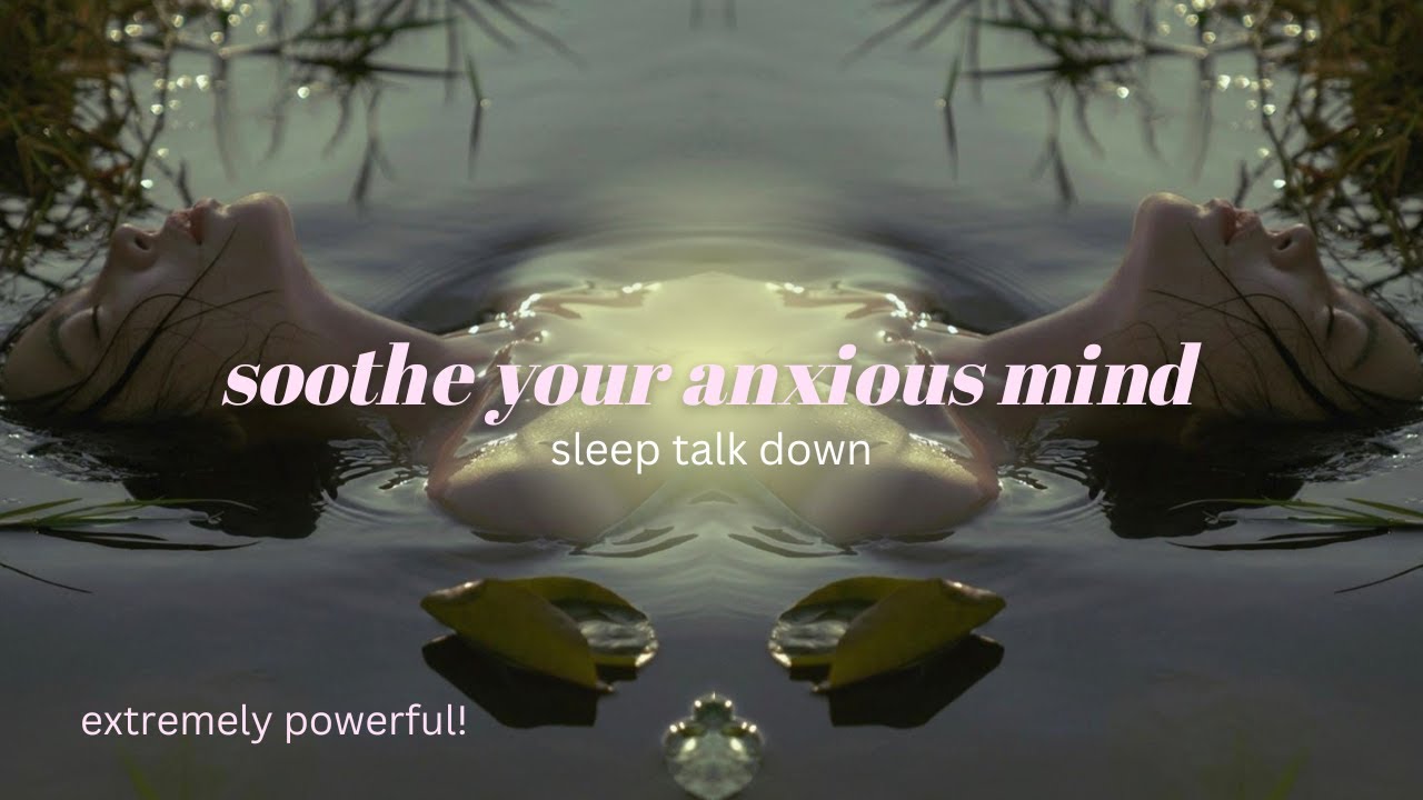 SLEEP HYPNOSIS to calm your overactive mind (pink noise & subliminal ...
