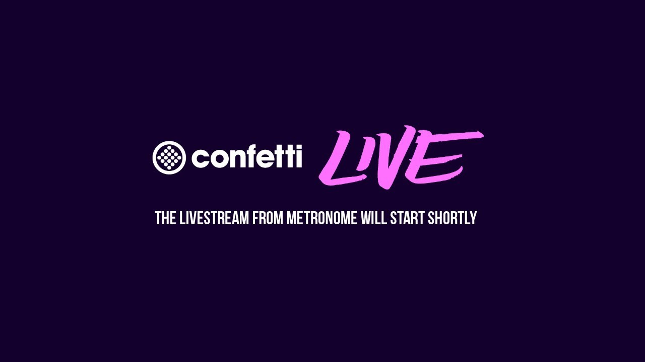 Confetti Live from Metronome - YouTube