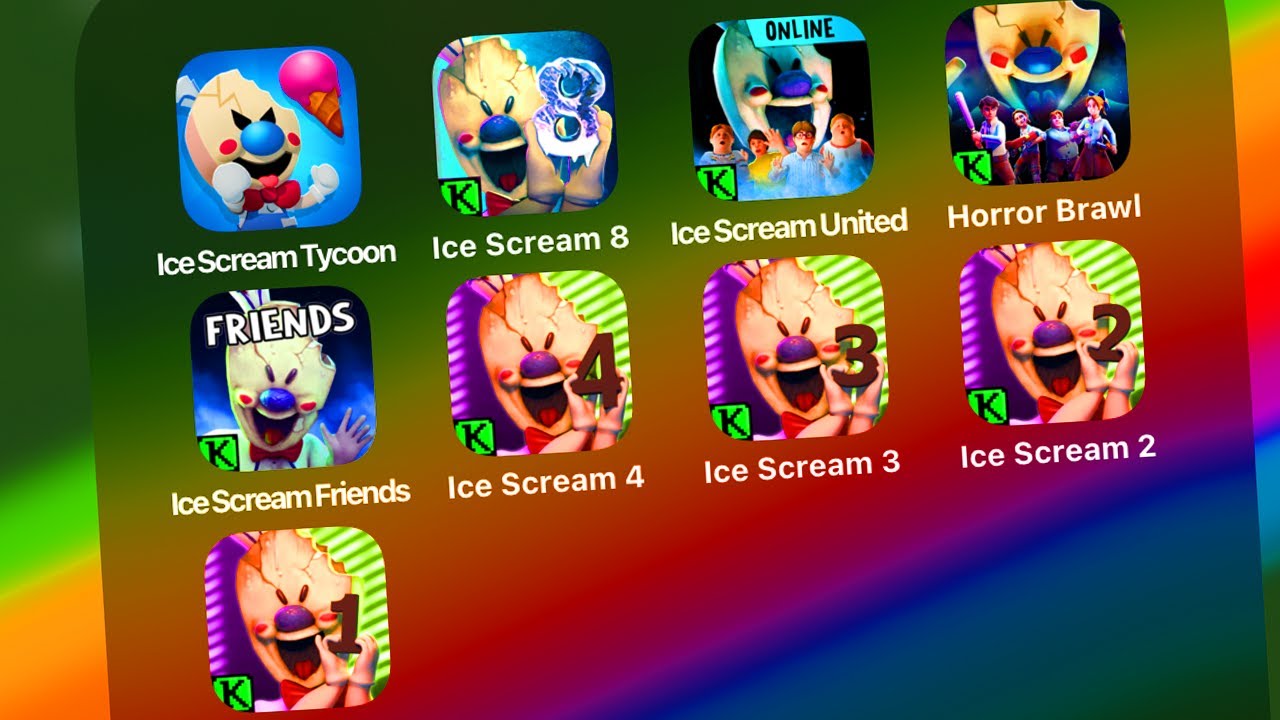Ice Scream: Tycoon,Ice Scream 8: Final Chapter,Ice Scream United,Horror ...