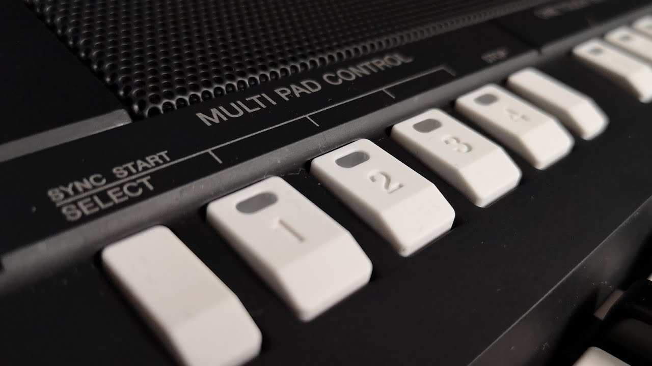 How to create and save pads in Yamaha keyboard - multi pads creator ...