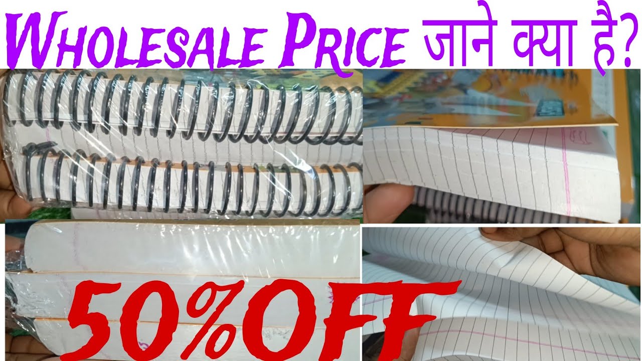 Spiral notebook 400Pages Medium Quality Paper ।। Wholesale Price in ...