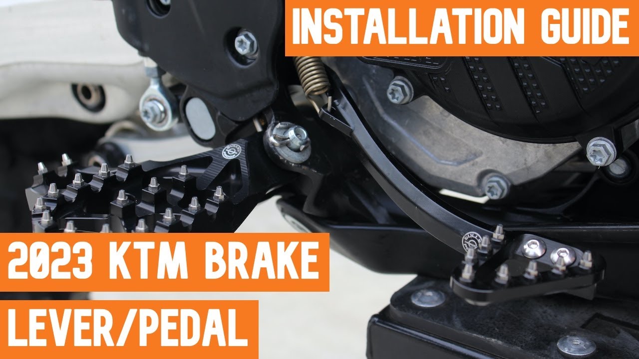 How To Install | Rear Brake Pedal | Bullet Proof Designs - YouTube
