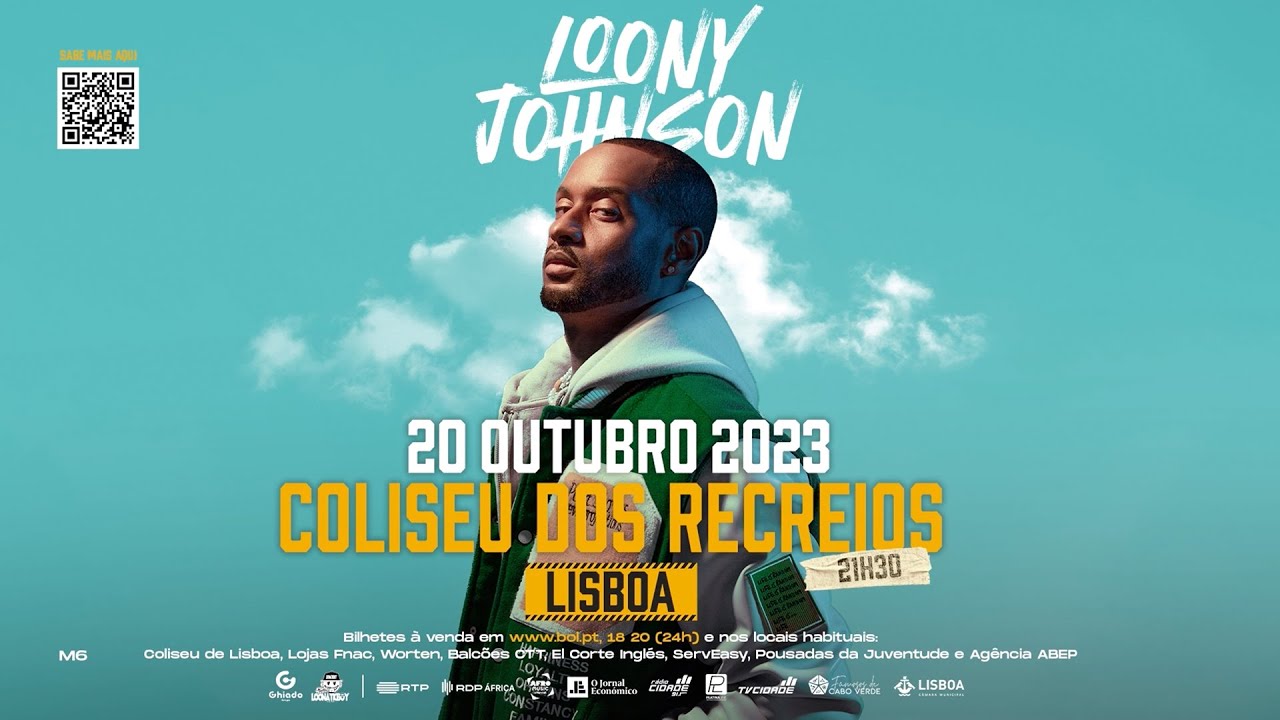 Loony Johnson | 20 outubro - Coliseu dos Recreios (Lisboa) - YouTube