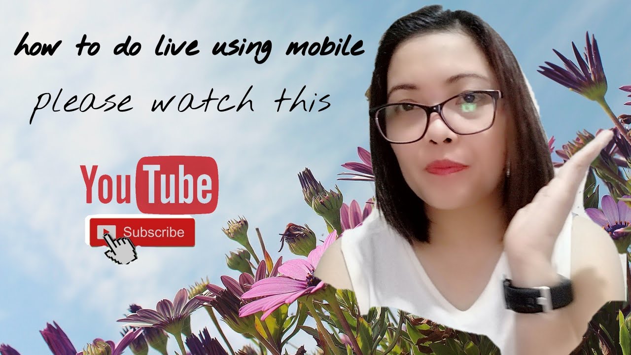 How to do live using your mobile( tutorial) - YouTube