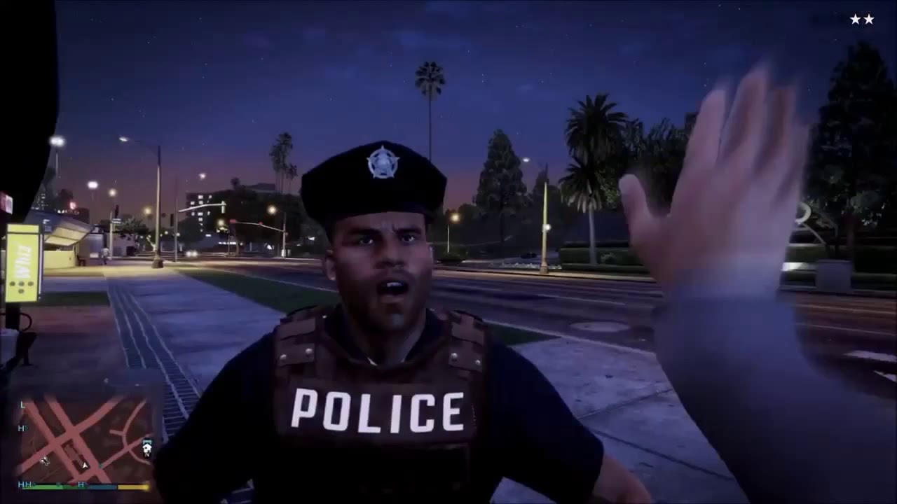 GTA 5 Funny Cop Slap Hand To The Face! (Cop Fail) - YouTube