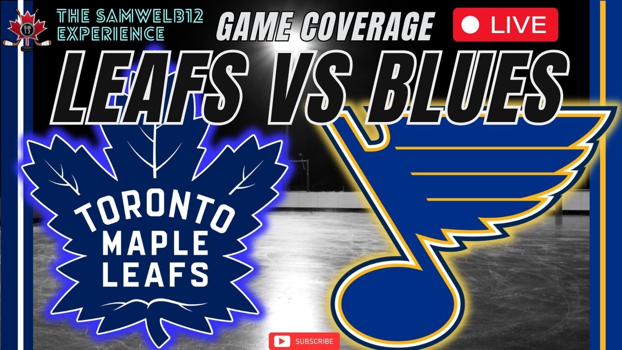 Toronto Maple Leafs vs St.Louis Blues LIVE STREAM NHL Game Audio ...