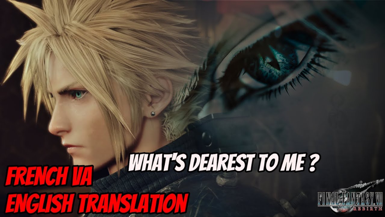 Cloud what is dearest to me? FRENCH VA literal English Translation ...