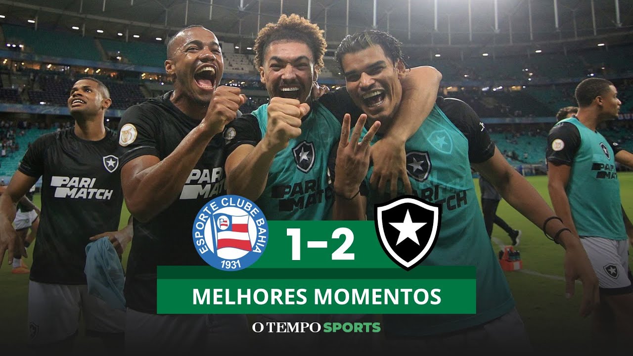 BAHIA 1 X 2 BOTAFOGO - Veja os melhores momentos do jogo - YouTube