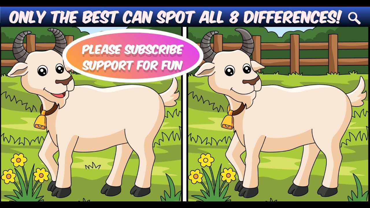 "Only the Best Can Spot All 8 Differences! 🔍 | Are You One of Them ...