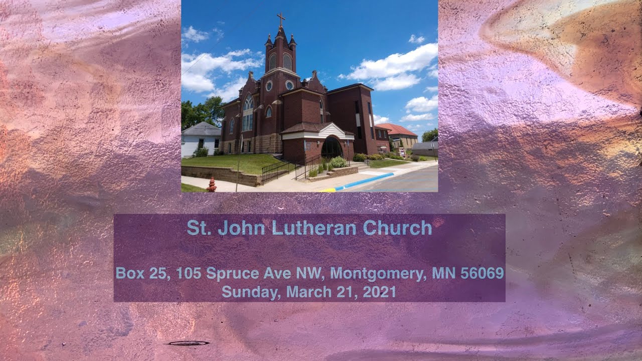 Full Service for St. John Lutheran Church with Baptism of Hudson ...