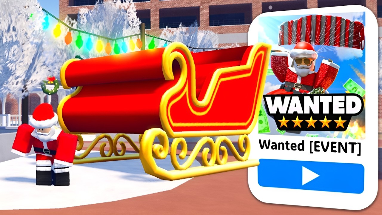 NEW WANTED CHRISTMAS EVENT! (ROBLOX) - YouTube