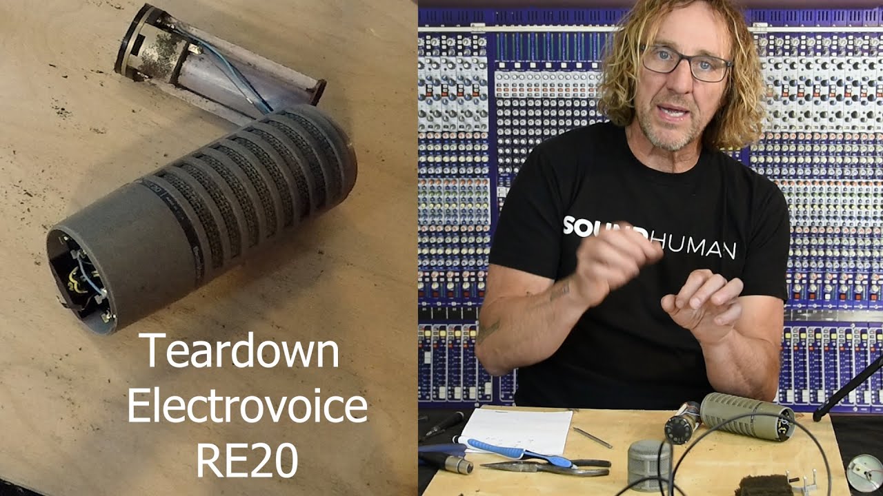 What's Inside an ElectroVoice RE20 Mic?? - Teardown & Repair RE20 #2 ...