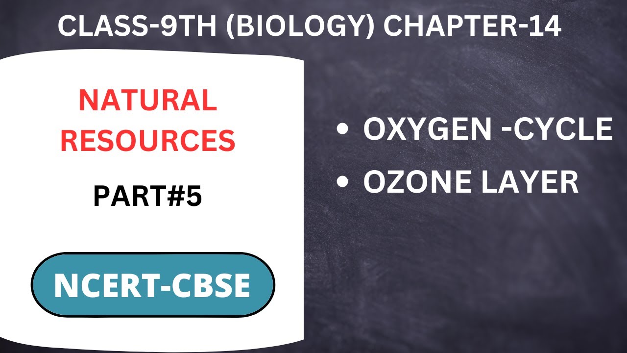 NATURAL RESOURCES, OXYGEN CYCLE, OZONE LAYER (PART#,5) BIOLOGY, CLASS ...