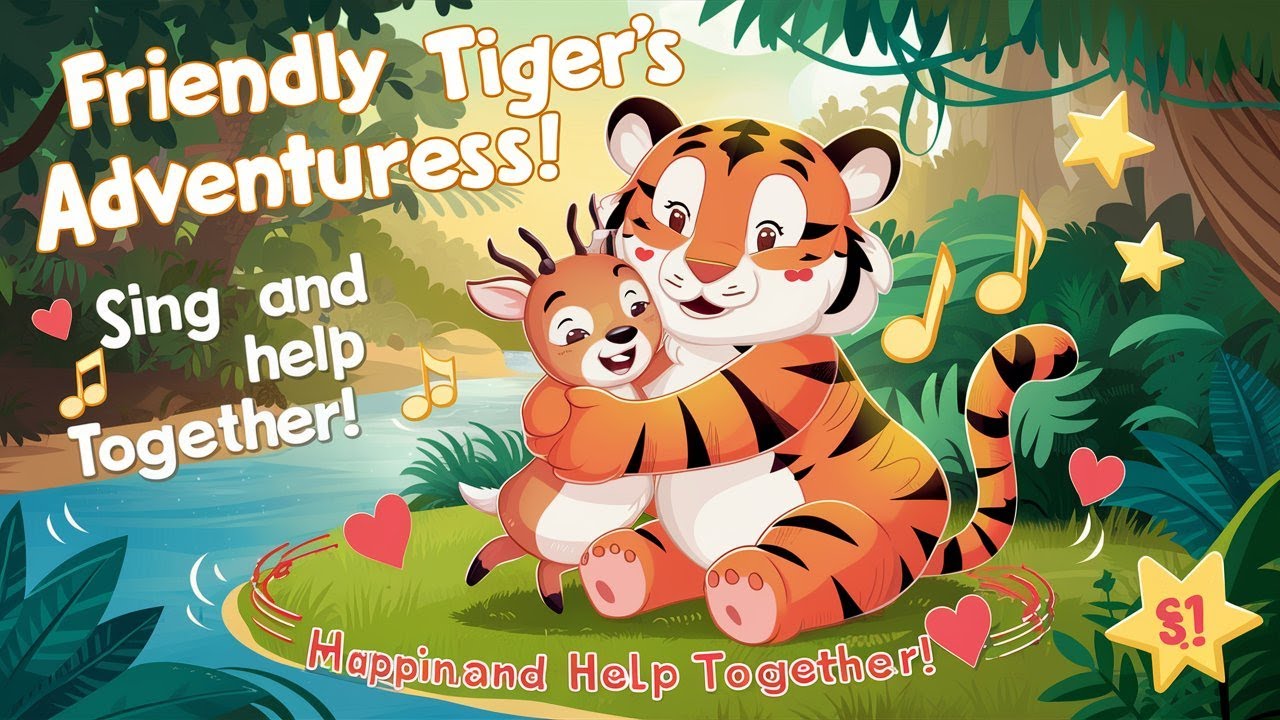Tiger's Big Roar | Sing Along Animal Songs for Kids - YouTube