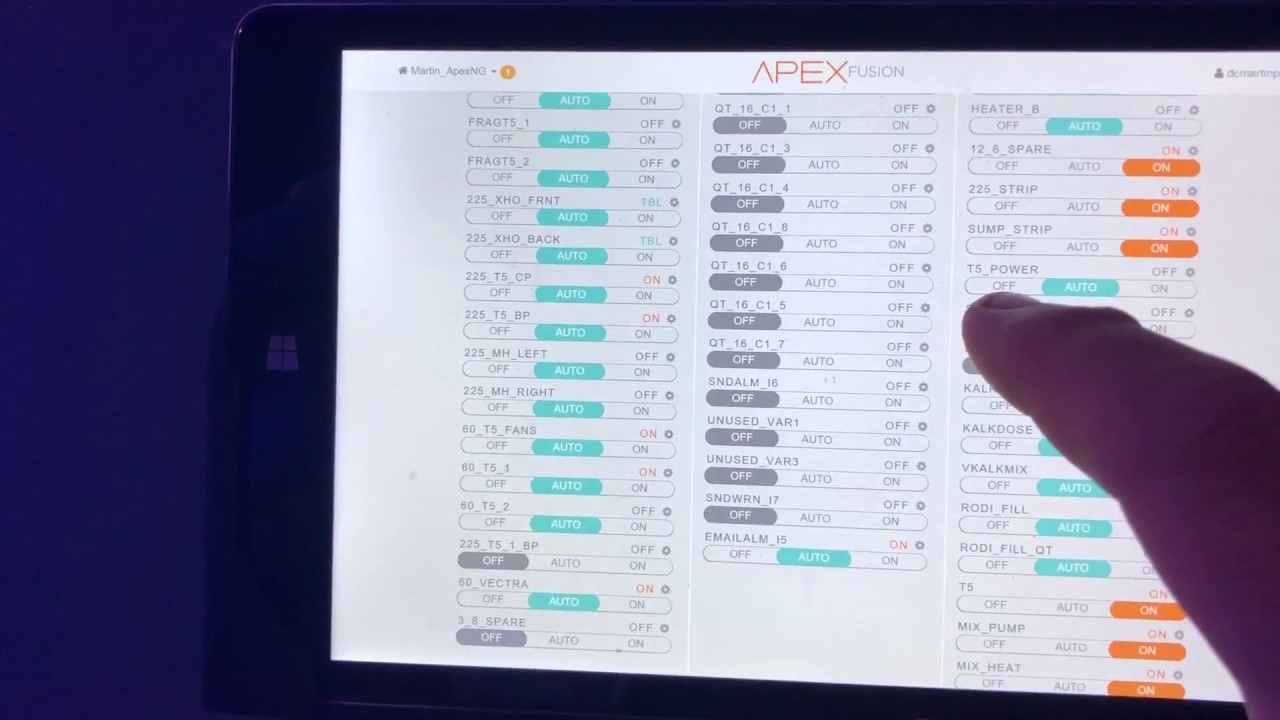 New Neptune Apex Display - Nuvision Windows 10 Tablet - YouTube