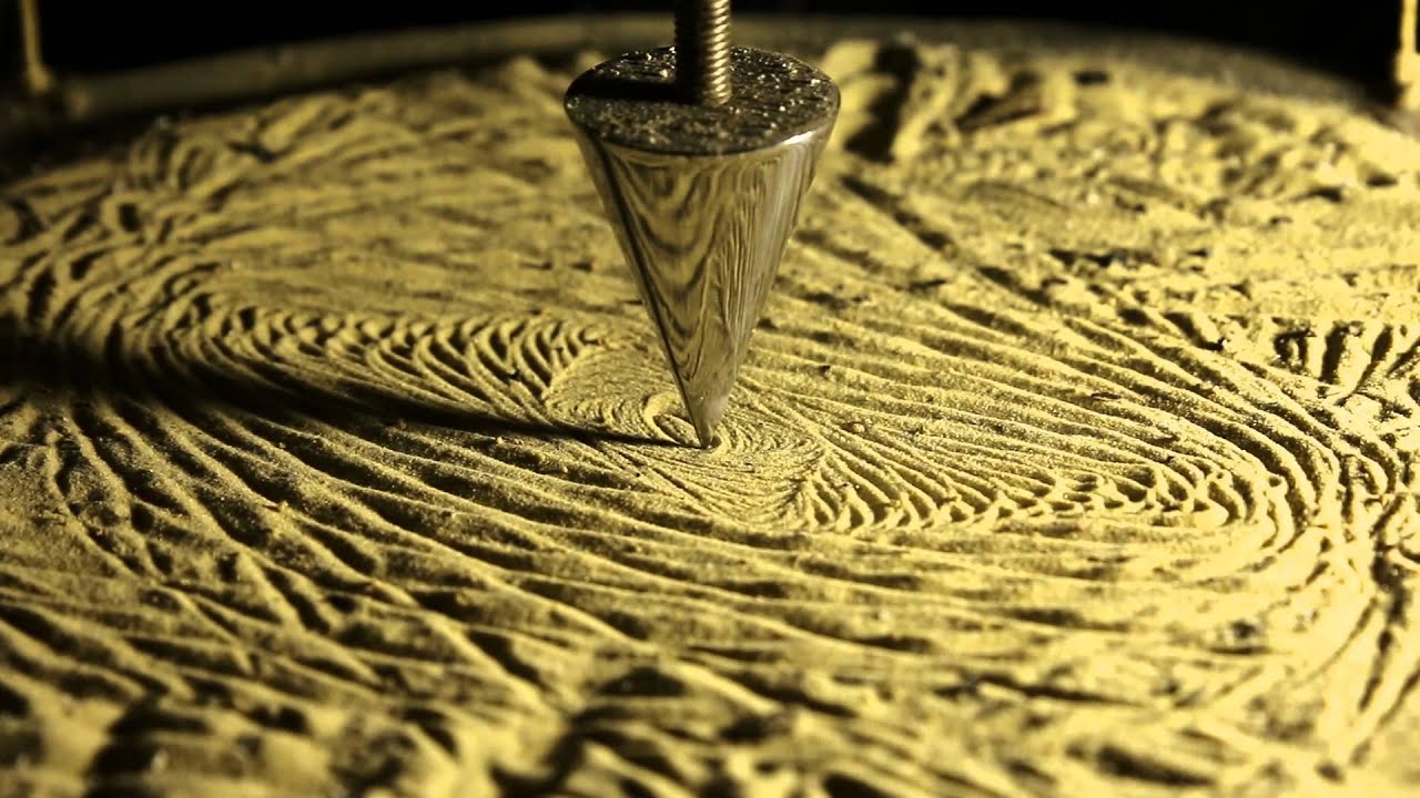 #1 Sand-Pendel Static base Pendulum Geometry... 'The Sand Machine - YouTube