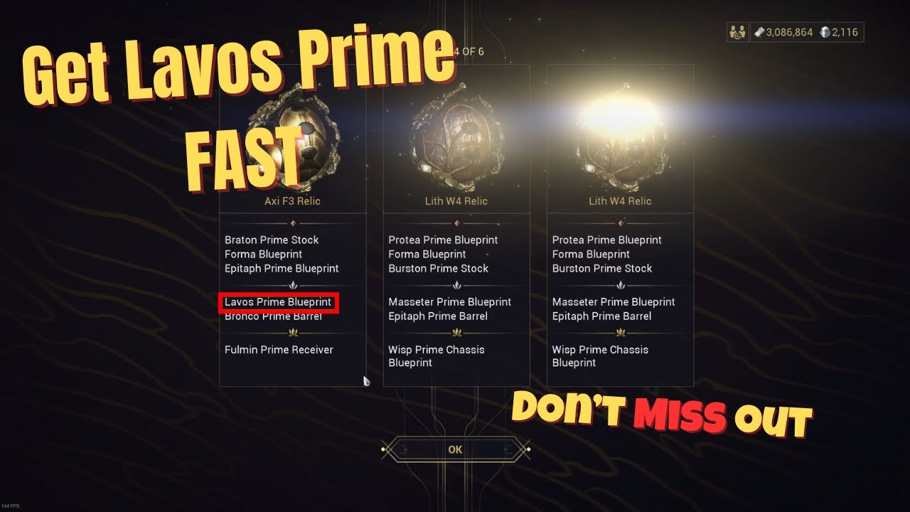 Lavos Prime Is Here! How to Get It FAST & EASY! - YouTube