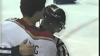 DJ King TKO'S Dion Phaneuf WHL fight 1-3-02 Mike Piersol vs Adam ...