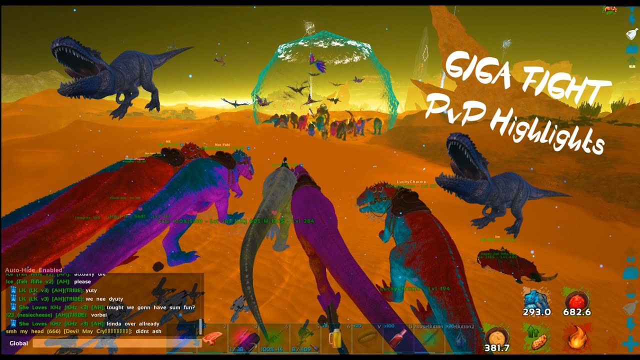 ARK Official PvP | Giga Fights - YouTube