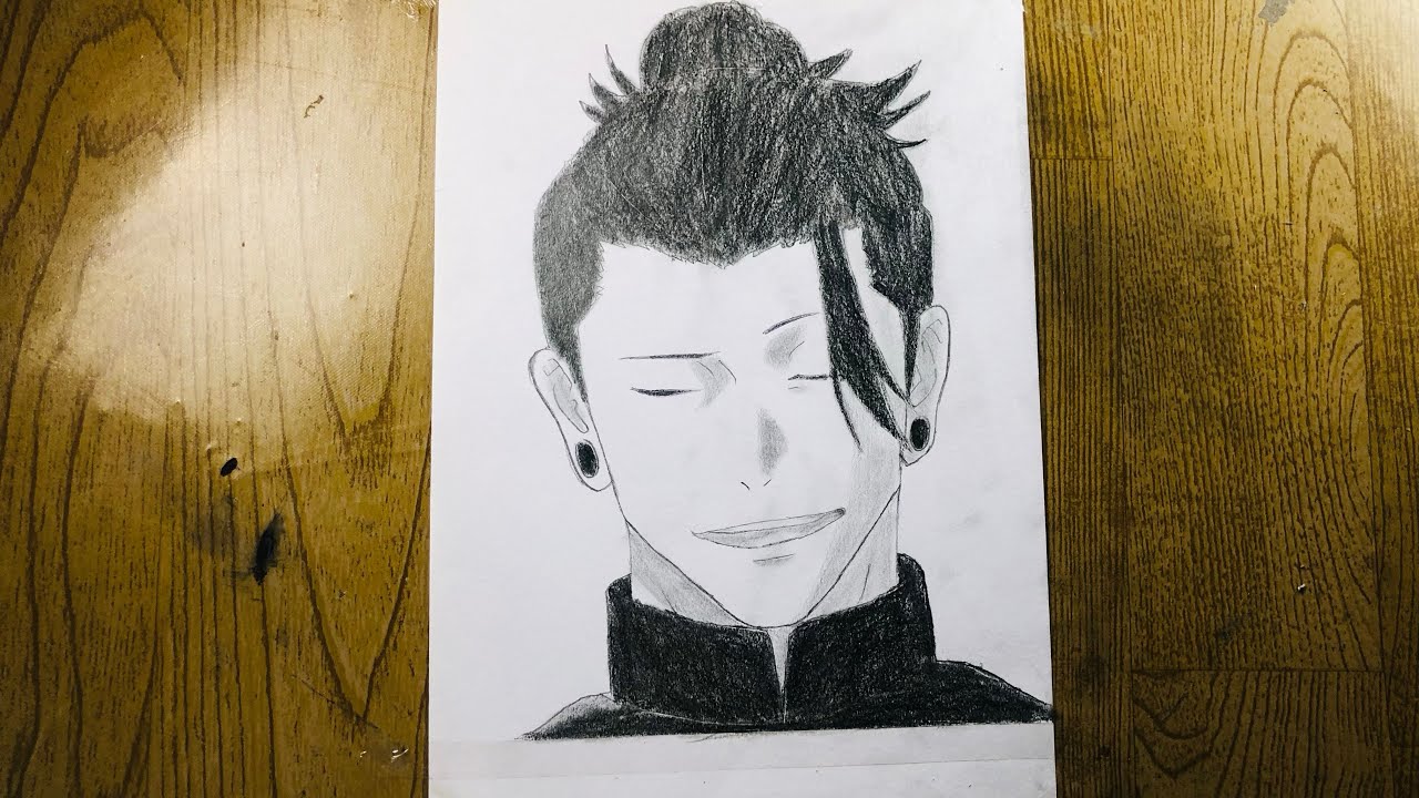 SUGURU GETO DRAWING 🎨|| EASY TUTORIAL - YouTube