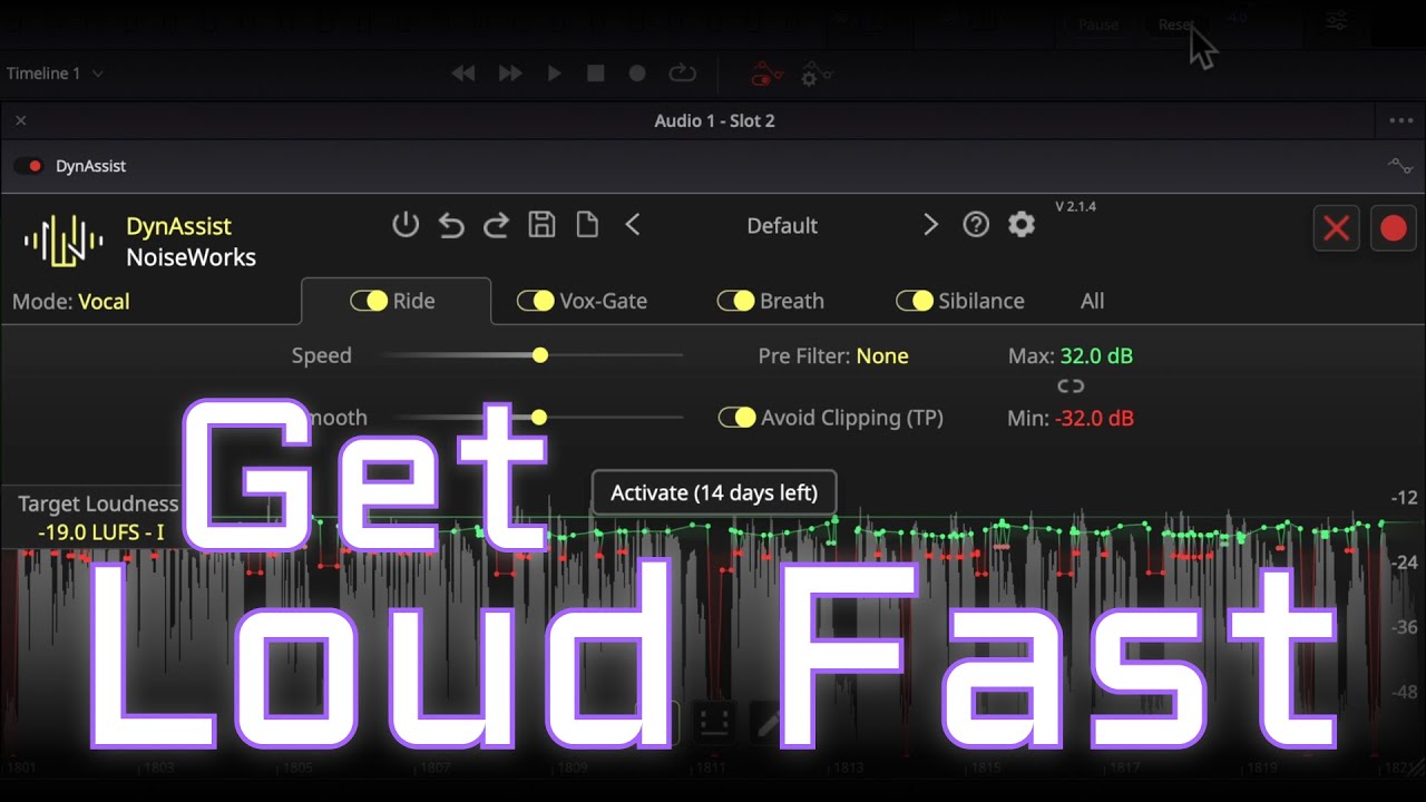 Get Loud Audio for Your Video Fast with Noiseworks DynAssist - YouTube