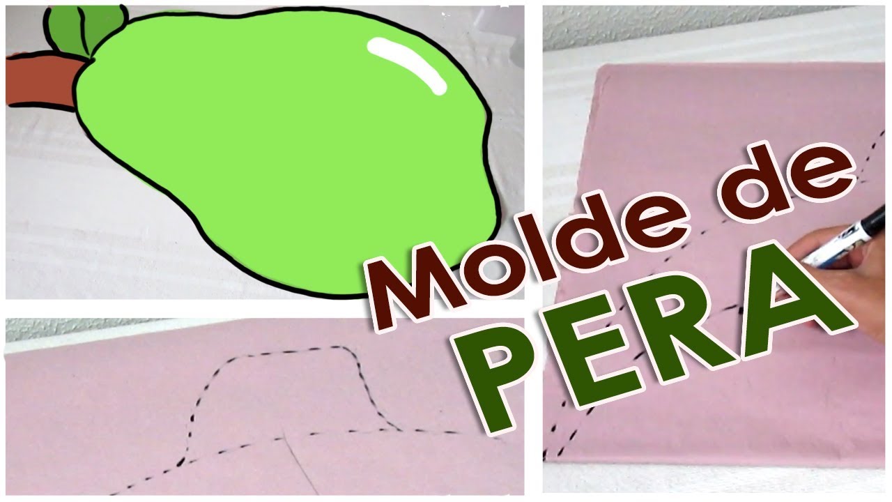 DIY Molde de "PERA" para Tapetes de FRUFRU | FAÇA VOCÊ MESMO - YouTube