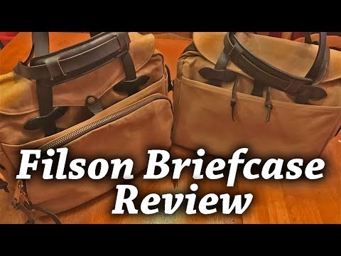 Filson Briefcase Review 258 vs 257 - Padded Rugged Twill Computer vs Briefcase