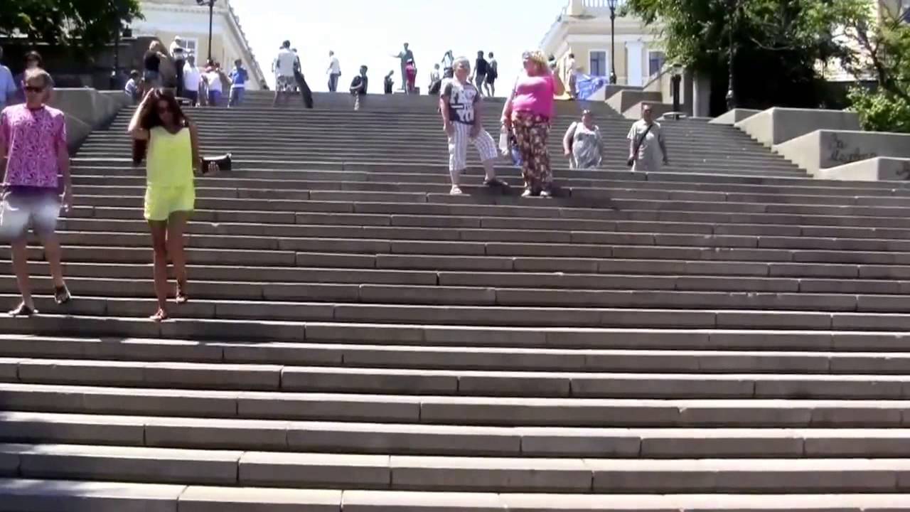 Travel Ukraine 2013 Odessa Potemkin Steps Stairs224 - YouTube