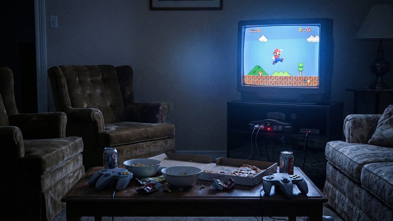 It's 1996 and you're playing Super Mario 64 - N64 Ambience 🌙 Cozy ...