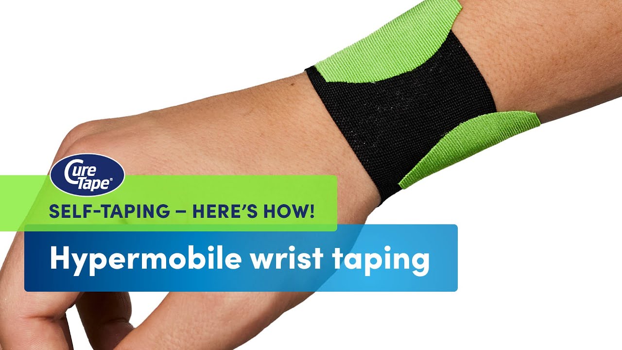 How to Tape a Hypermobile Wrist Kinesiology Taping Tutorial - YouTube