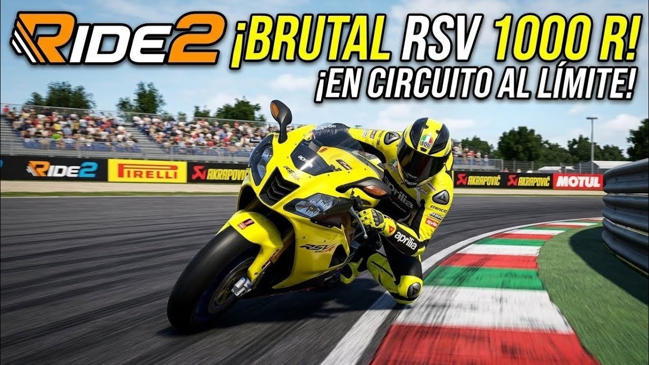 Mini Campeonato Con La RSV 1000 R Ride 2 - YouTube