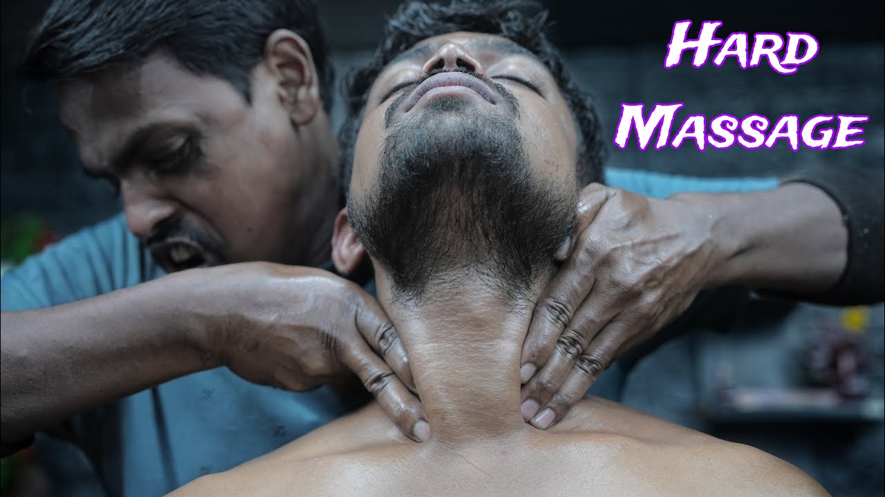 Very Hard Neck Massage For Pain Relief | ASMR Head Shoulder & Neck ...
