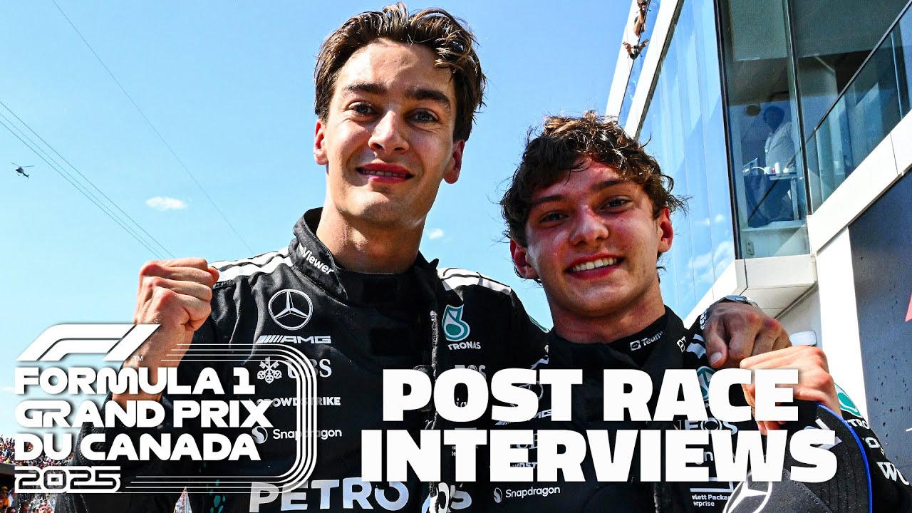 Canadian GP Podium Reaction 👀 | ESPN F1 - YouTube