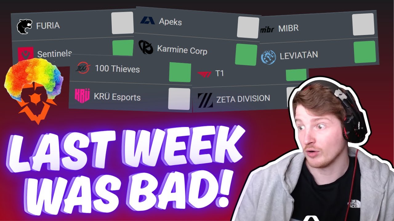 We SURVIVED The Worst VCT Week EVER! My Week 3 Pickems! - YouTube