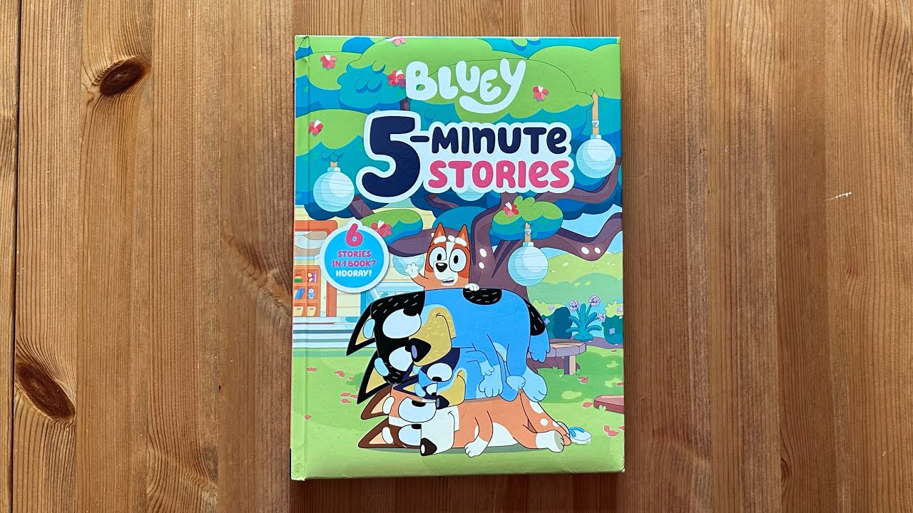 Ash reads Bluey 5-minute Stories - Baby Race - YouTube
