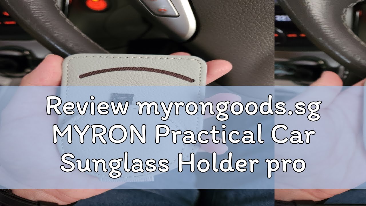 Review myrongoods.sg MYRON Practical Car Sunglass Holder protectionCar ...