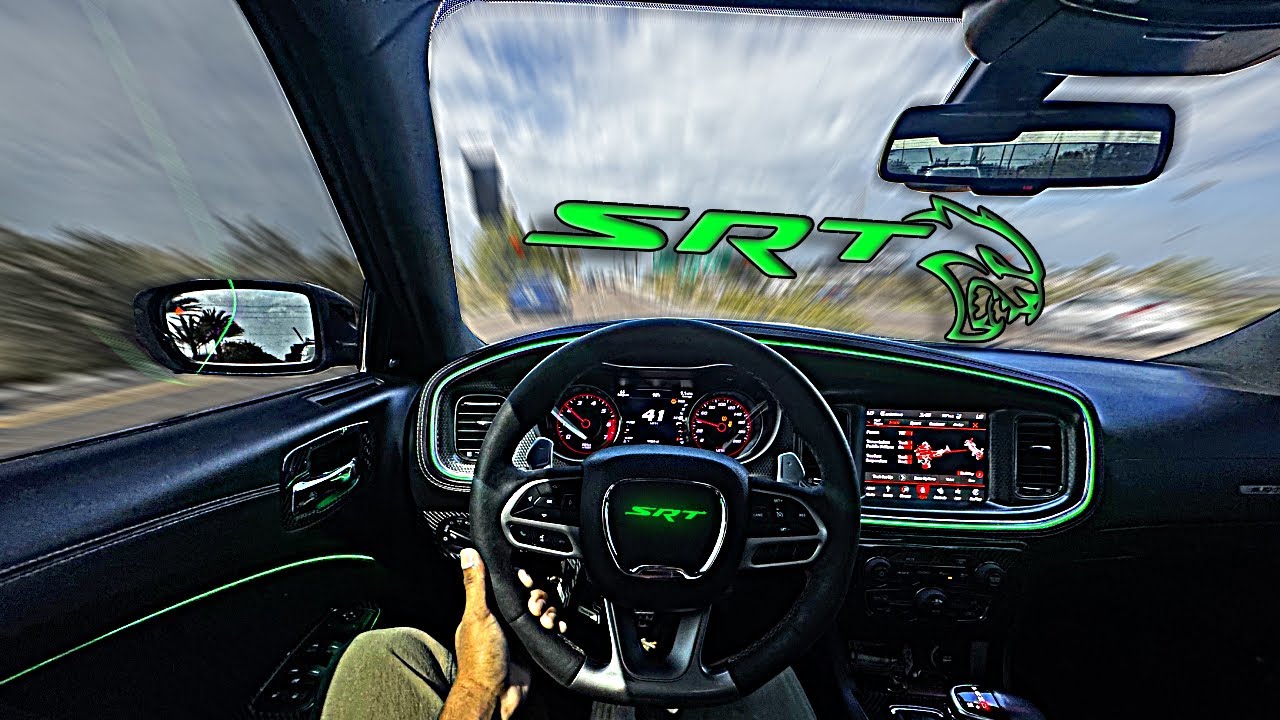 POV: 1200HP TUNED HELLCAT CUTTING UP - YouTube
