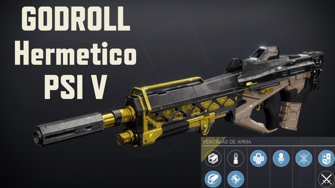 SOLO TIENES 24 HORAS PARA OBTENER ESTE GODROLL!!! | Destiny 2 - YouTube