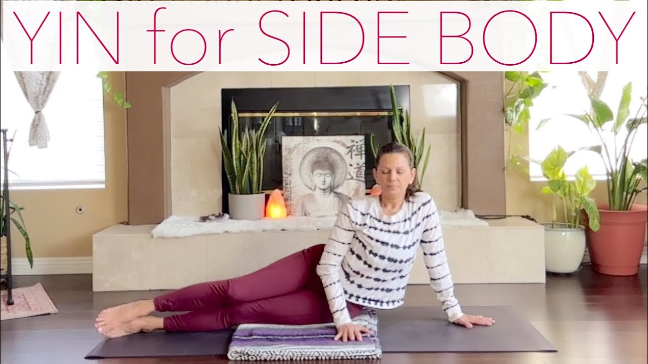 45min.| YIN YOGA | No props | Side body stretches - YouTube