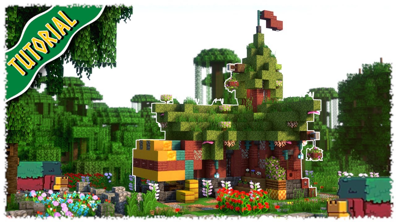 Sniffer Inspired House How To Build In Minecraft Full Tutorial Youtube