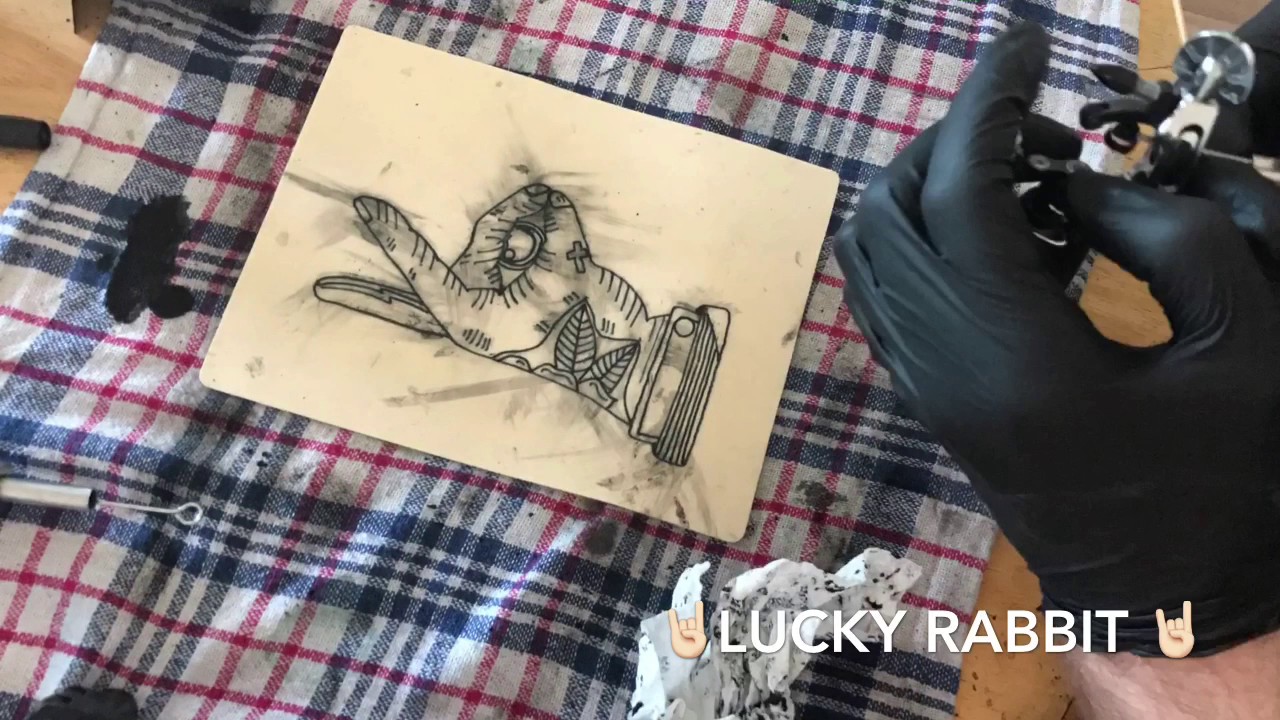 Tattoos and training (practice skin) 1 - YouTube